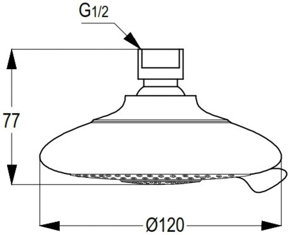 4S overhead shower RAK44002 – Granito | Tiles and Sanitary ware Trading