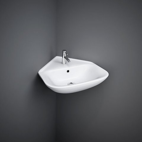 RAK-ORIGIN Wash Basin Cloakroom Alpine White – Granito | Tiles and ...